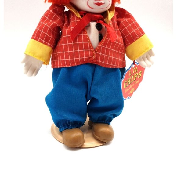 Russ | Accents | Russ Vintage Lil Chips Percelain Doll Child Clown ...